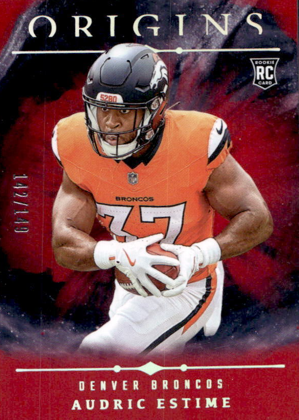 Audric Estime 2024 Origins #137 Red /149 Price Guide - Sports Card Investor