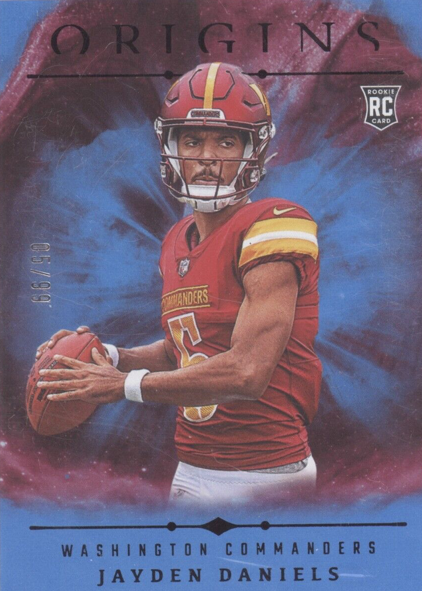 Jayden Daniels 2024 Origins #144 Blue /99 Price Guide - Sports Card ...