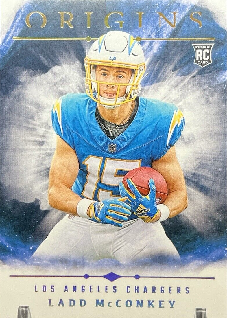 Ladd McConkey 2024 Origins #139 Base Price Guide - Sports Card Investor