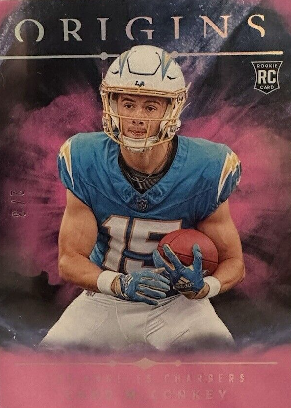 Ladd McConkey 2024 Origins #139 Pink /3 Price Guide - Sports Card Investor