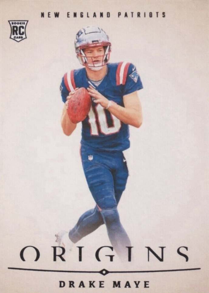 Drake Maye 2024 Origins #10 Blank Slate /(SSP) Price Guide - Sports ...