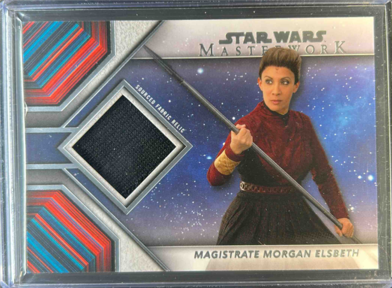 Morgan Elsbeth 2022 Topps Star Wars Masterwork #CR-ME Sourced Fabric ...