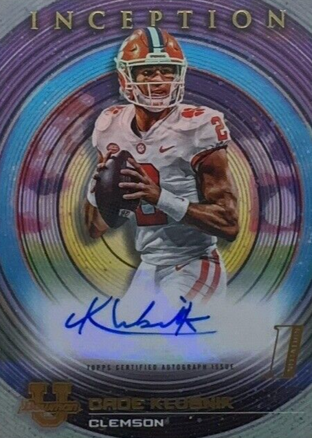 Cade Klubnik 2022 Bowman University Inception #BIA-CK Autographs (1st ...