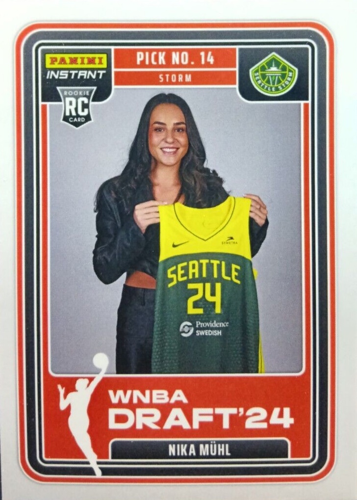 Nika Muhl 2024 Panini Instant WNBA Draft Night #DN-8 Base (Print Run: 600) Price Guide - Sports ...