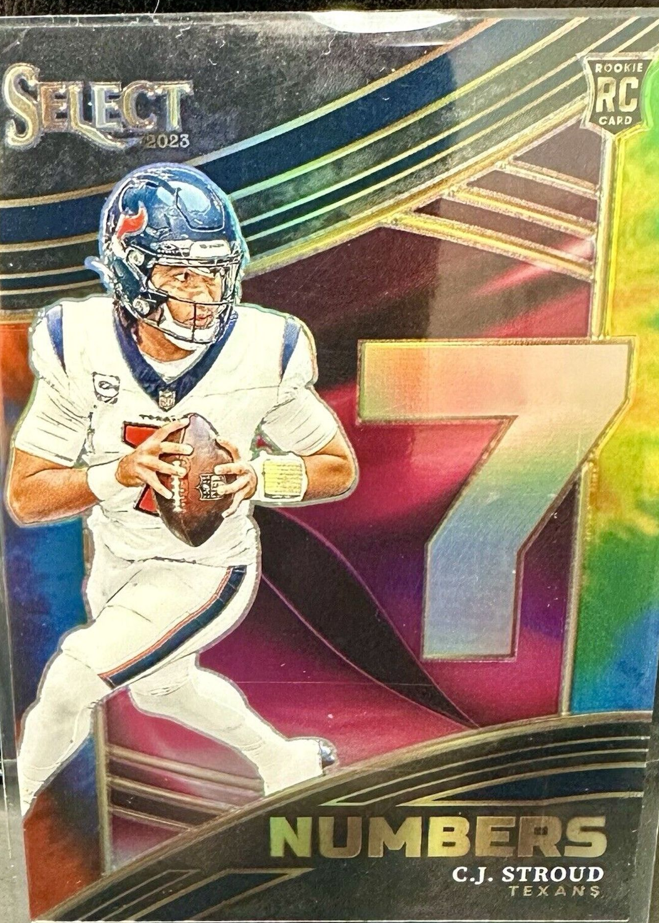CJ Stroud 2023 Select #NMB-CST Select Numbers - Tie-Dye /25 Price Guide ...