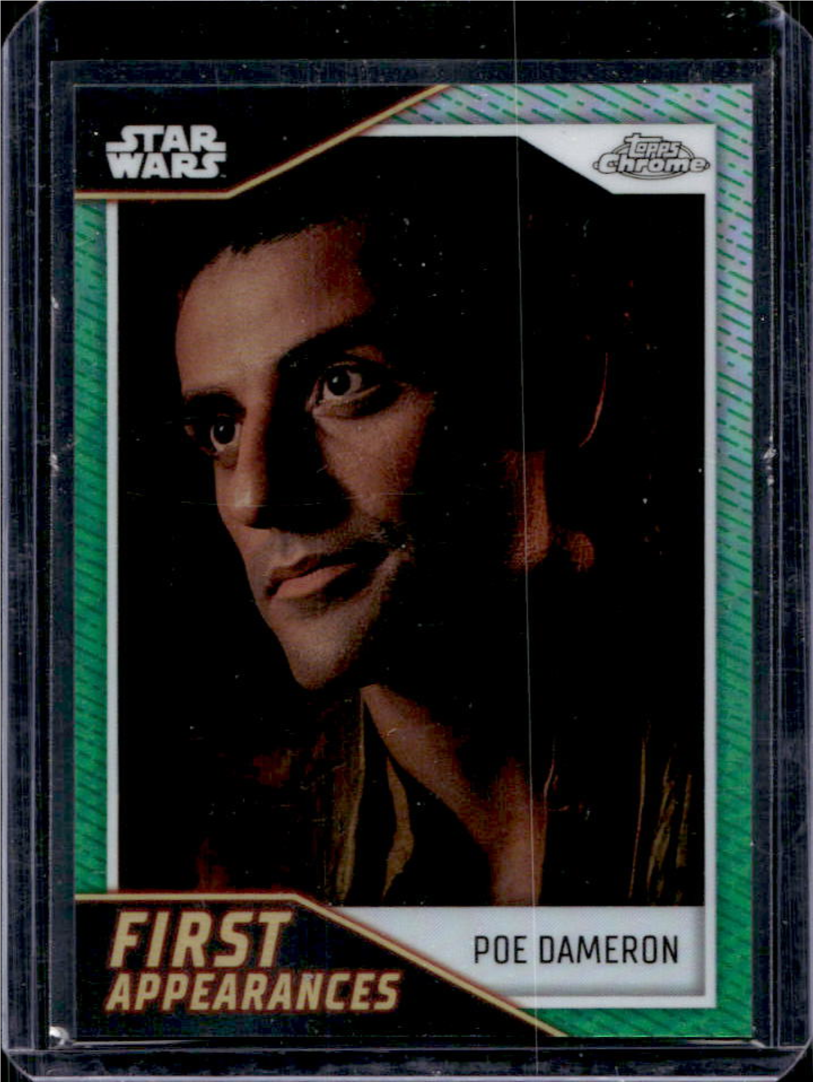 Poe Dameron 2023 Topps Chrome Star Wars #FA-14 First Appearances Green ...
