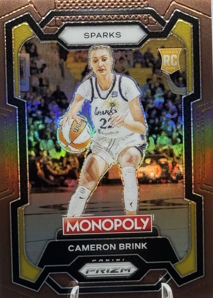 Cameron Brink 2024 Prizm Monopoly WNBA #39 Brown /249 Price Guide ...
