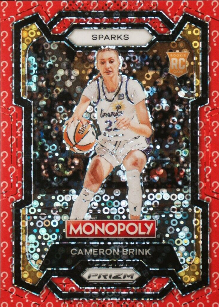 Cameron Brink 2024 Prizm Monopoly WNBA #39 Question Mark /25 Price ...