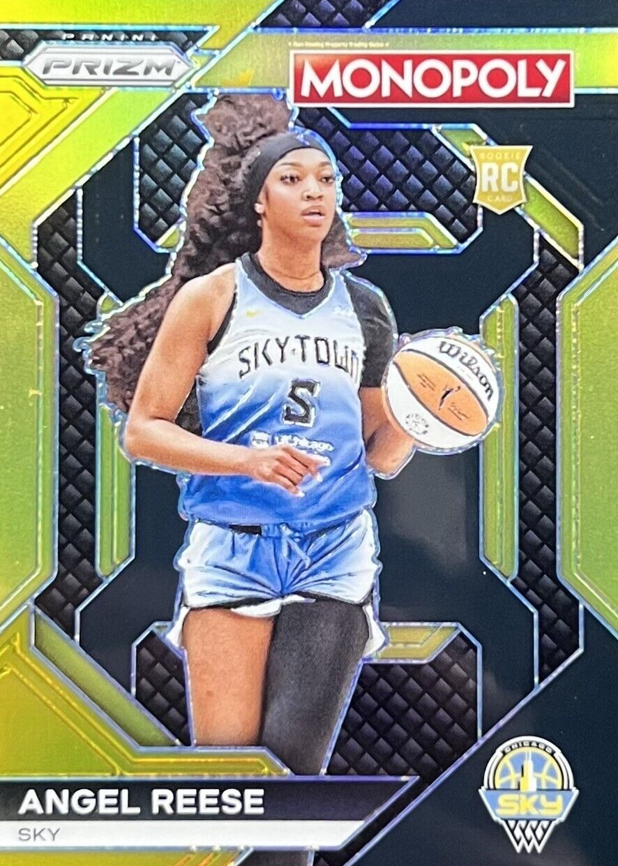 Angel Reese 2024 Prizm Monopoly WNBA #WNBA16 Insert - Black Gold /5 ...