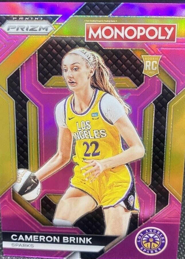 Cameron Brink 2024 Prizm Monopoly WNBA #WNBA6 Insert - Pink /149 Price ...