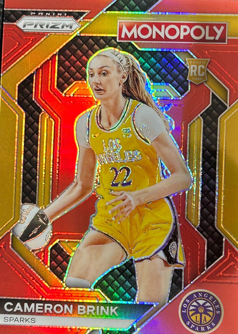 Cameron Brink 2024 Prizm Monopoly WNBA #WNBA6 Insert - Red /99 Price ...