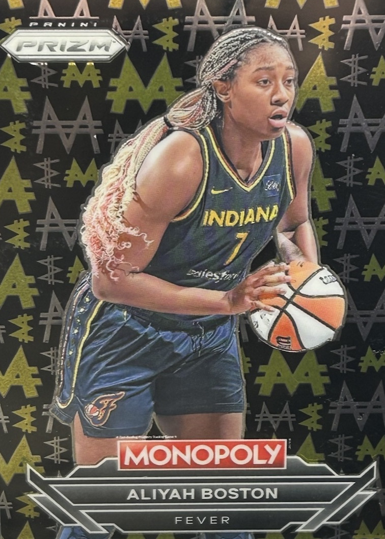 Aliyah Boston 2024 Prizm Monopoly WNBA #B5 Millionaire Black /(SSP ...