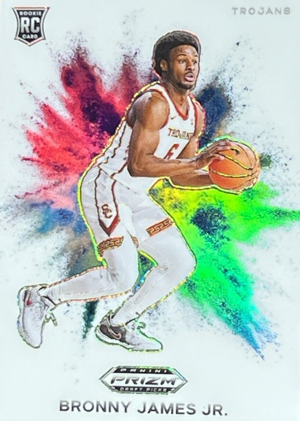 Bronny James Jr. 2024 Prizm Draft Picks #13 Color Blast /(SSP) Price ...