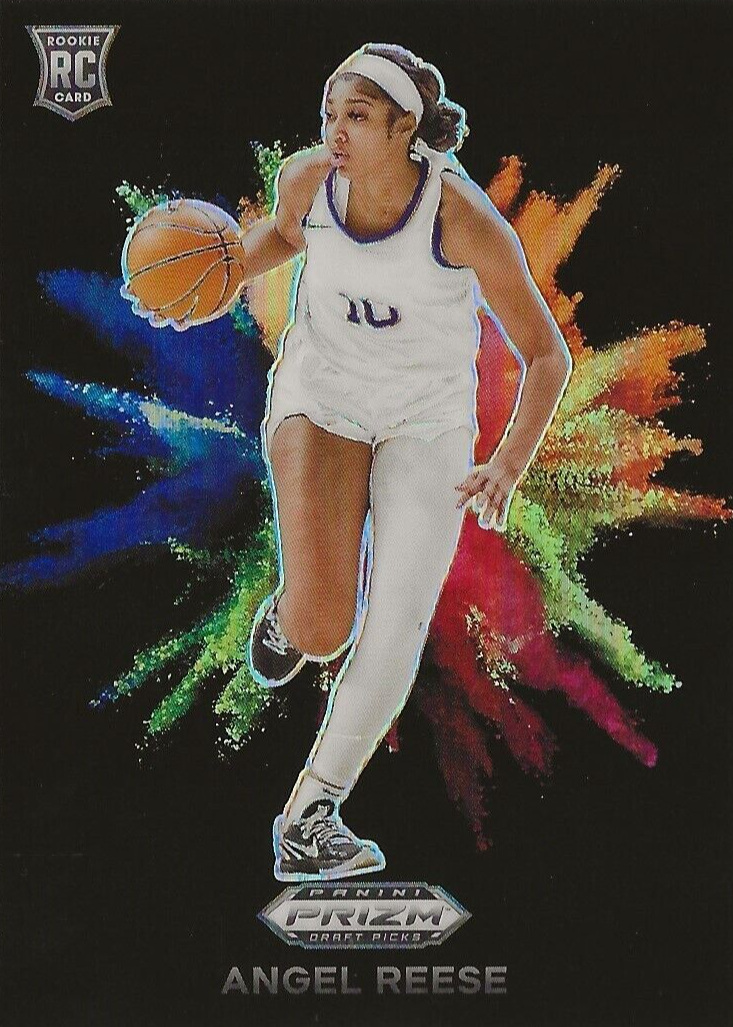 Angel Reese 2024 Prizm Draft Picks #11 Black Color Blast /(SSP) Price ...