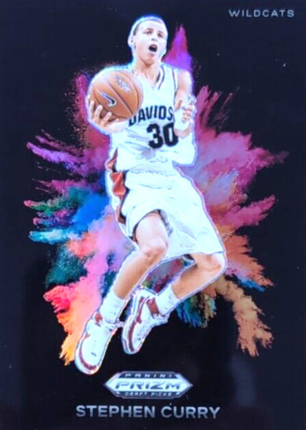 Stephen Curry 2024 Prizm Draft Picks #9 Black Color Blast /(SSP) Price ...