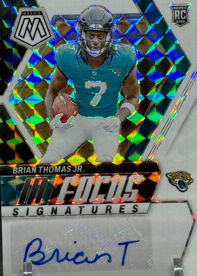 Brian Thomas Jr. 2024 Mosaic #IF-BTJ In Focus Signatures - White /25 ...