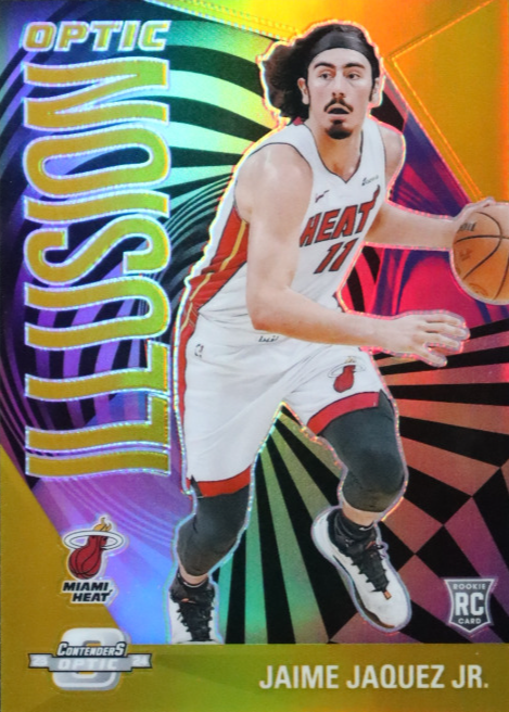 Jaime Jaquez Jr. 2023 Contenders Optic #24 Optic Illusion - Gold /10 ...