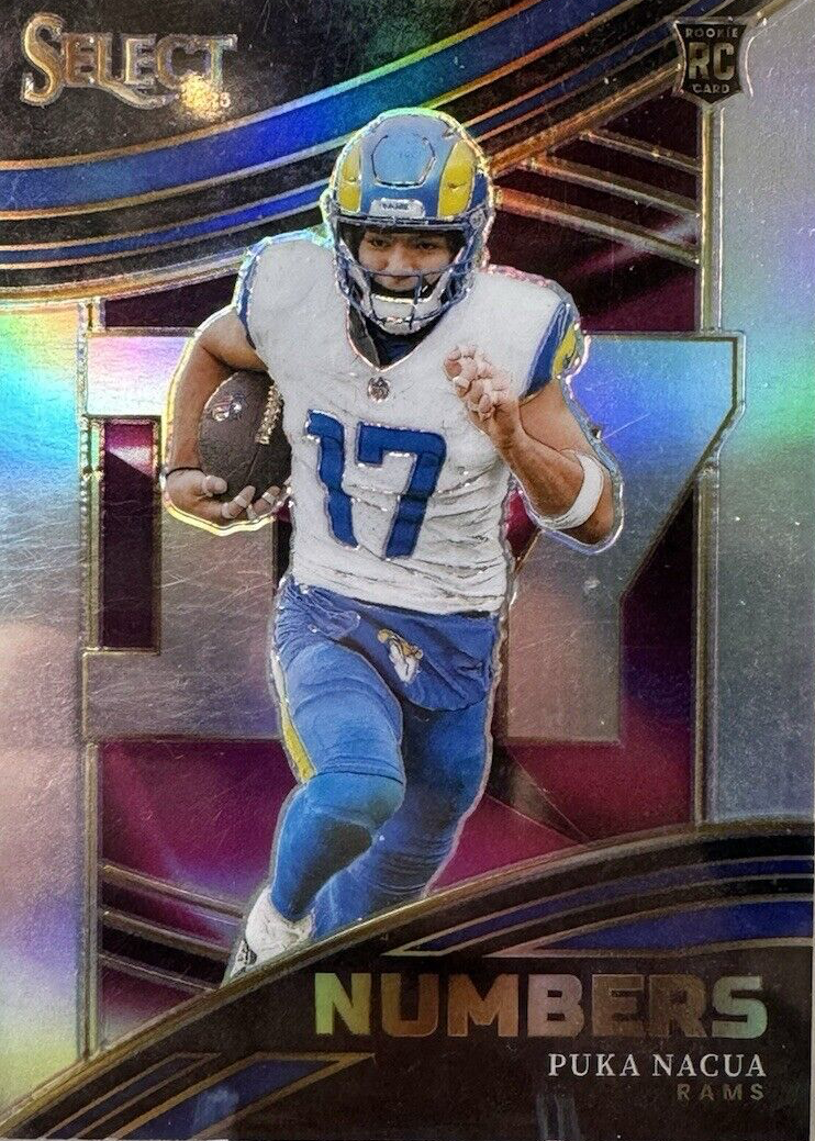 Puka Nacua 2023 Select #NMB-PNA Select Numbers - Silver Price Guide ...