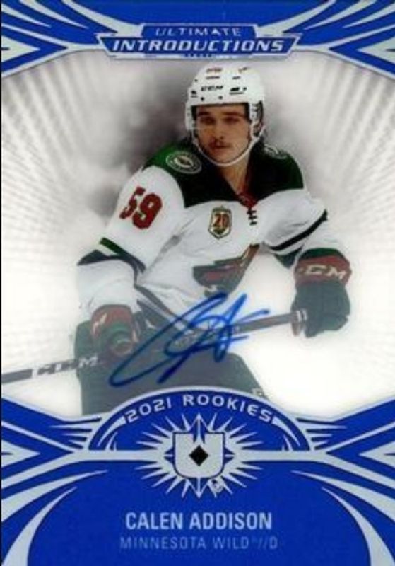 Calen Addison 2021 Upper Deck Ultimate Collection #UI-27 Ultimate ...
