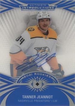 Tanner Jeannot 2021 Upper Deck Ultimate Collection #UI-75 Ultimate ...