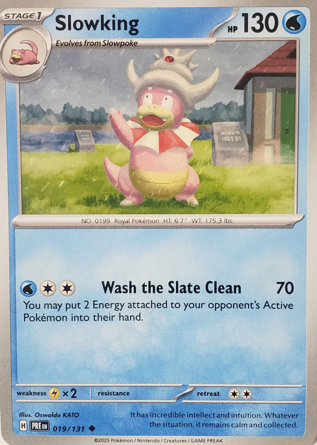 Slowking 2025 Scarlet & Violet: Prismatic Evolutions #019/131 Base ...