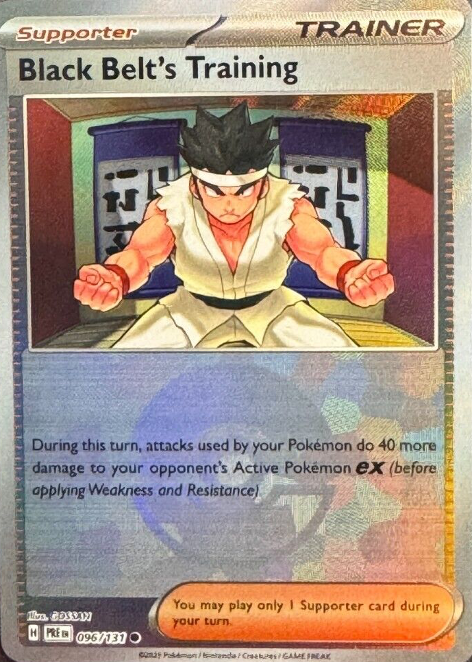 Black Belt's Training 2025 Scarlet & Violet: Prismatic Evolutions #096/ ...