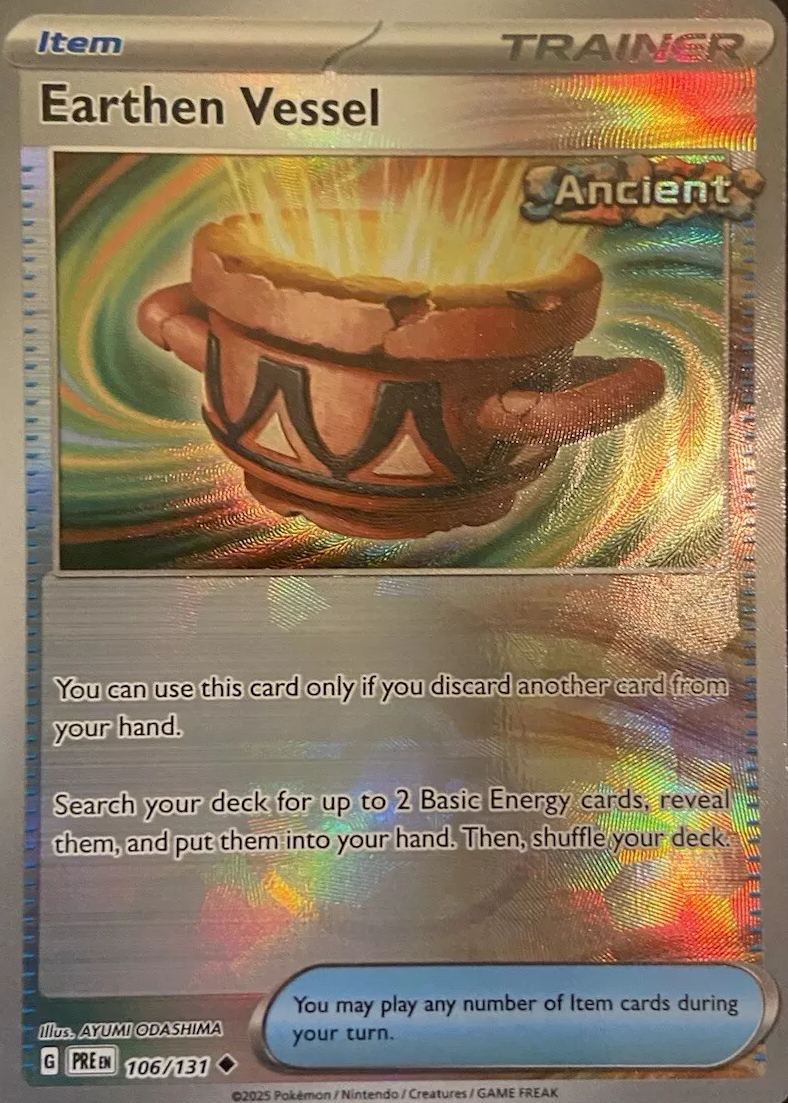 Earthen Vessel 2025 Scarlet & Violet: Prismatic Evolutions #106/131 ...