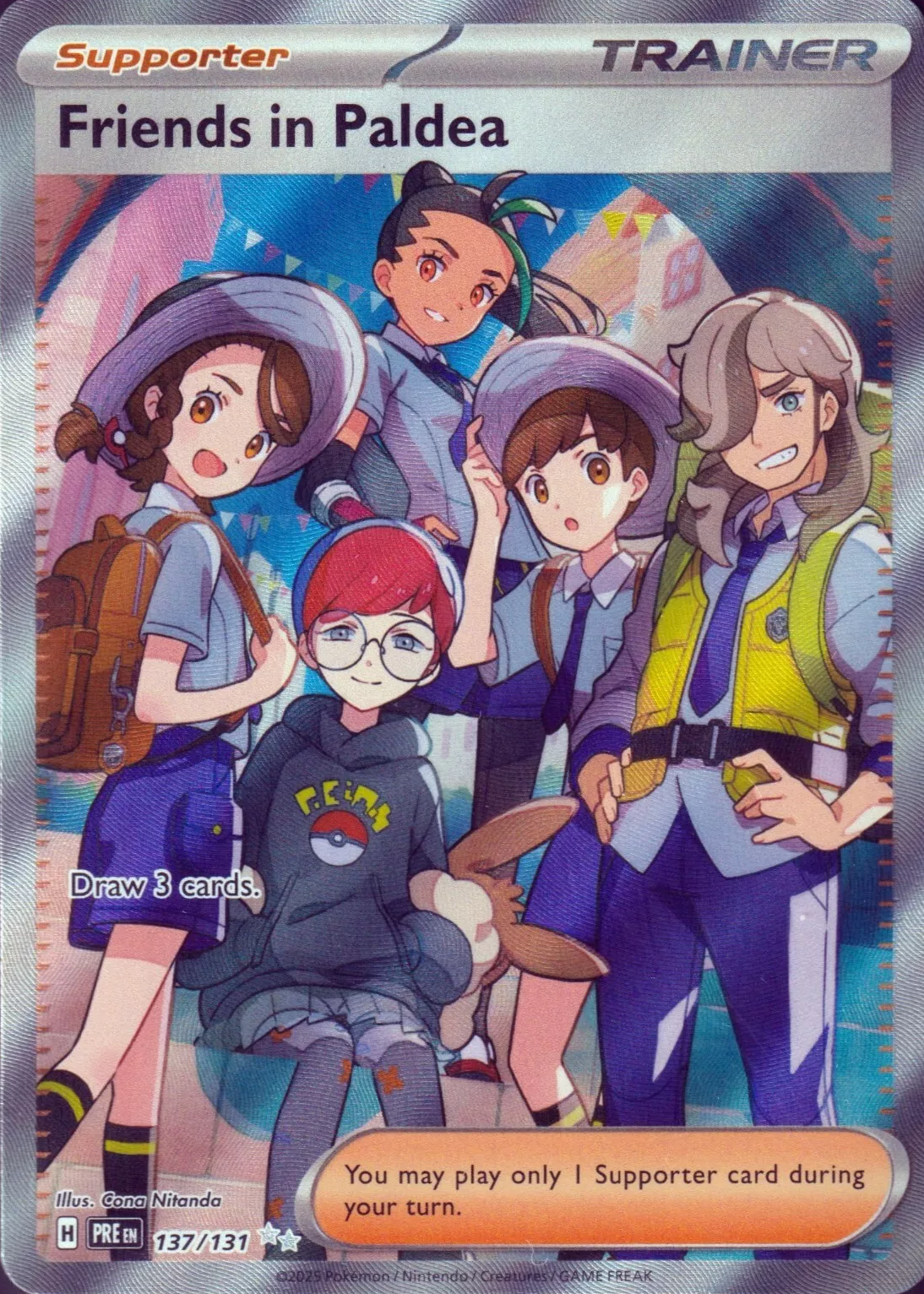 Friends in Paldea 2025 Scarlet & Violet: Prismatic Evolutions #137/131 ...