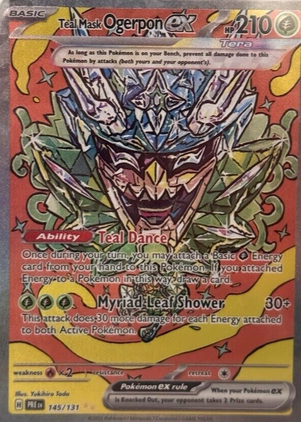 Teal Mask Ogerpon ex Pokemon Cards Price Guide - Sports Card Investor