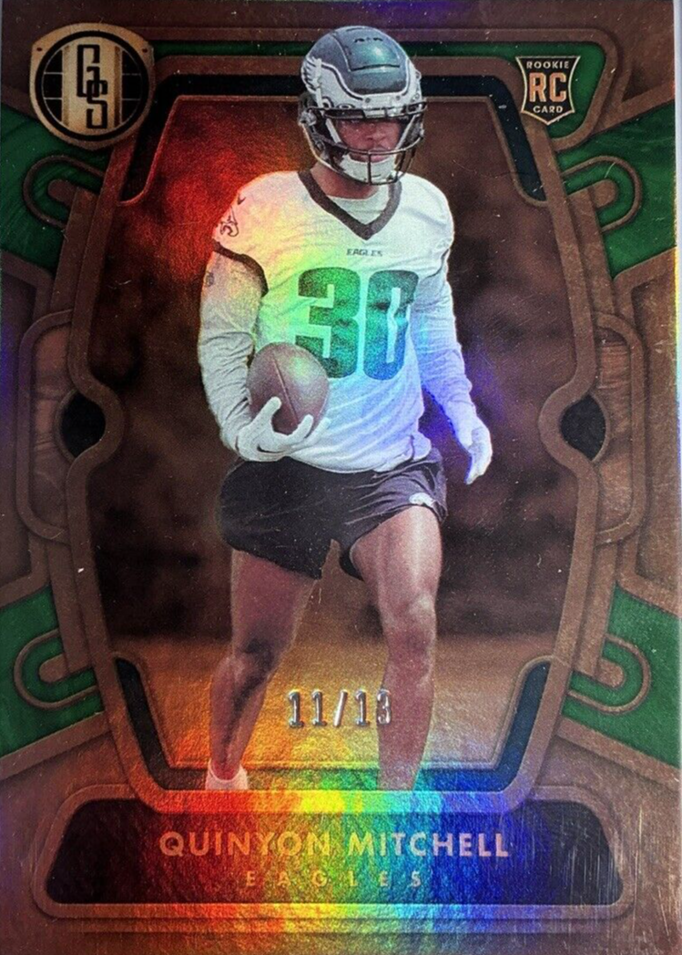 Quinyon Mitchell 2024 Gold Standard #119 Emerald /13 Price Guide ...