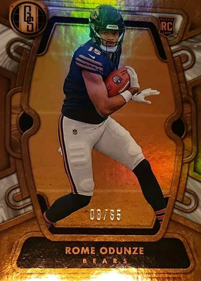 Rome Odunze 2024 Gold Standard #112 White Gold /65 Price Guide - Sports ...