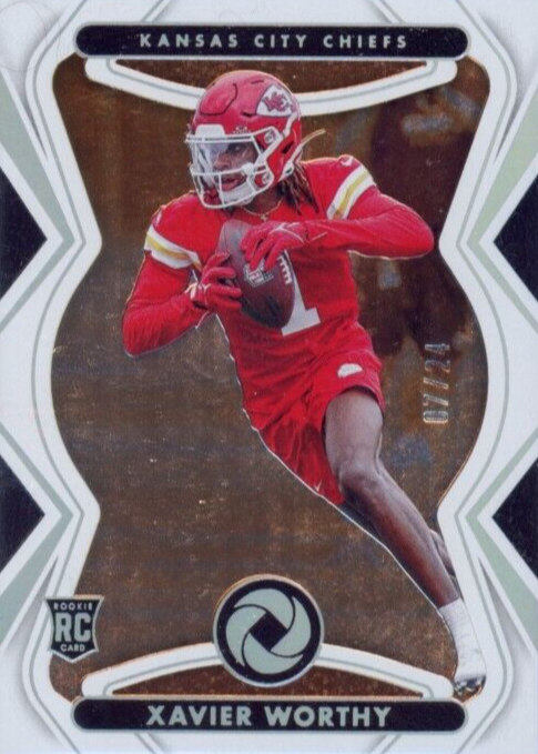 Xavier Worthy 2024 Gold Standard #19 Opulence Rookie - Holo Silver /24 ...