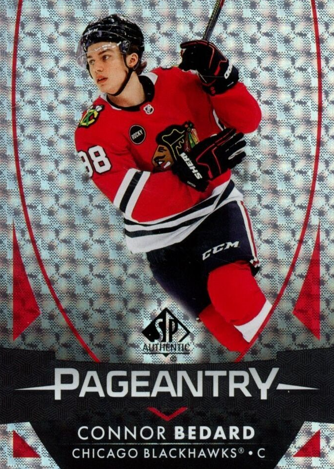 Connor Bedard 2023 SP Authentic #P-61 Pageantry Price Guide - Sports ...