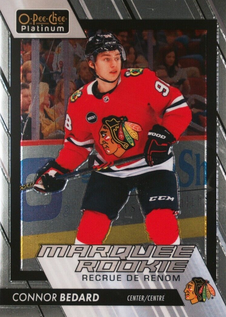 Connor Bedard 2023 O-Pee-Chee Platinum #201 Marquee Rookies Price Guide - Sports Card Investor