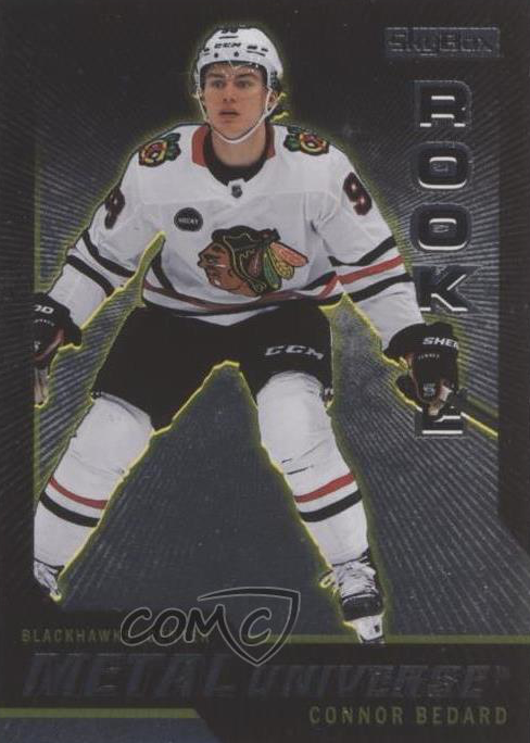 Connor Bedard 2023 SkyBox Metal Universe #R-1 2008-09 Rookie Retros ...