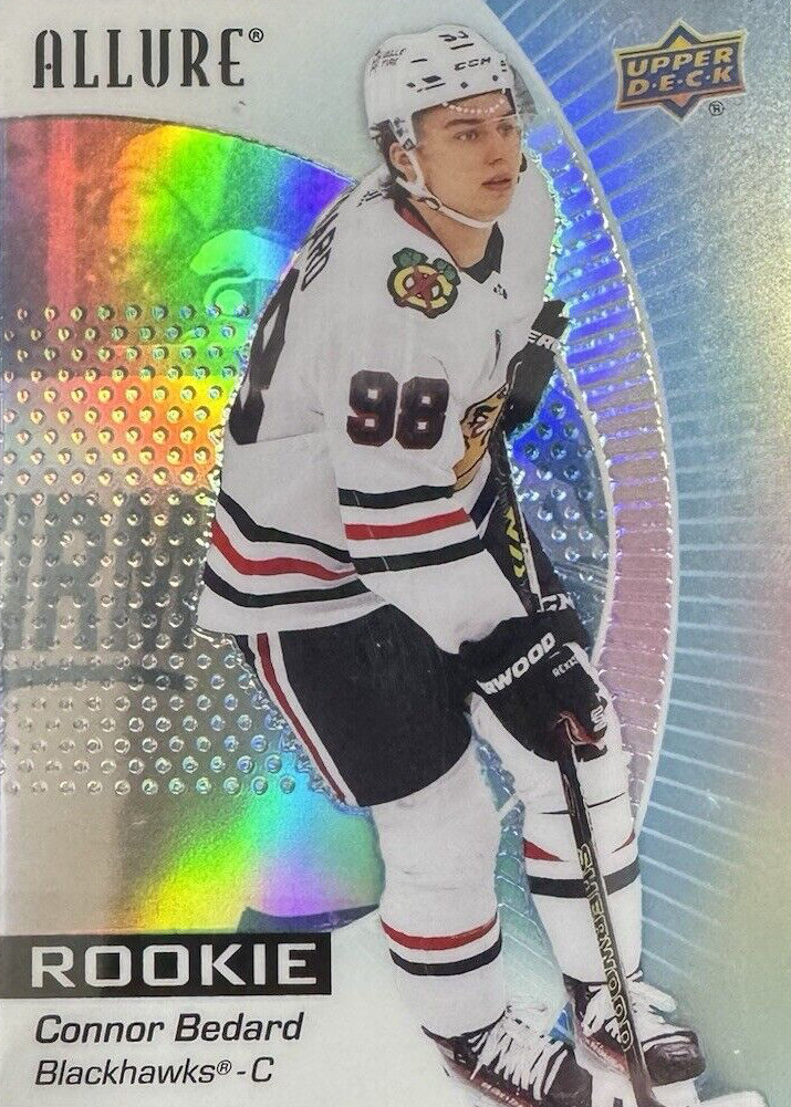 Connor Bedard 2023 Upper Deck Allure #102 Base Price Guide - Sports ...