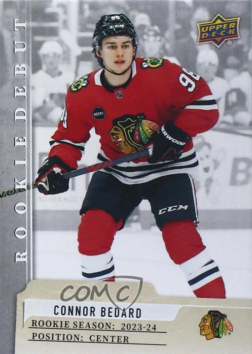 Connor Bedard 2023 Upper Deck Rookie Debut #1 Base Price Guide - Sports Card Investor
