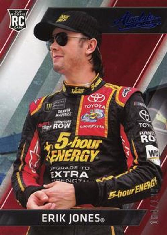 Erik Jones 2017 Absolute NASCAR #76 Spectrum Blue /199 Price Guide ...
