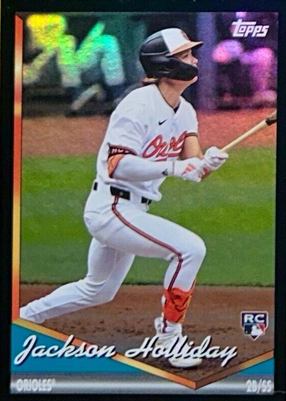 Jackson Holliday 2024 Topps Archives #293 Black Foilboard Price Guide ...