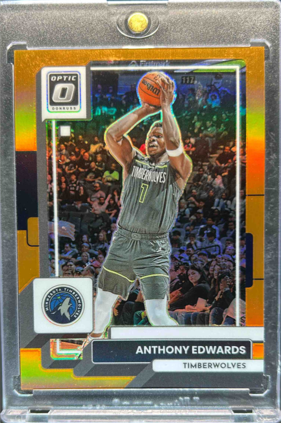 Anthony Edwards 2022 Optic #45 Orange /199 Price Guide - Sports Card ...