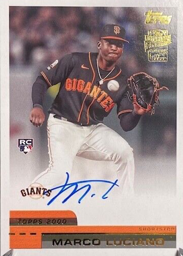 Marco Luciano 2024 Topps Archives #00FF-ML 2000 Fan Favorites ...