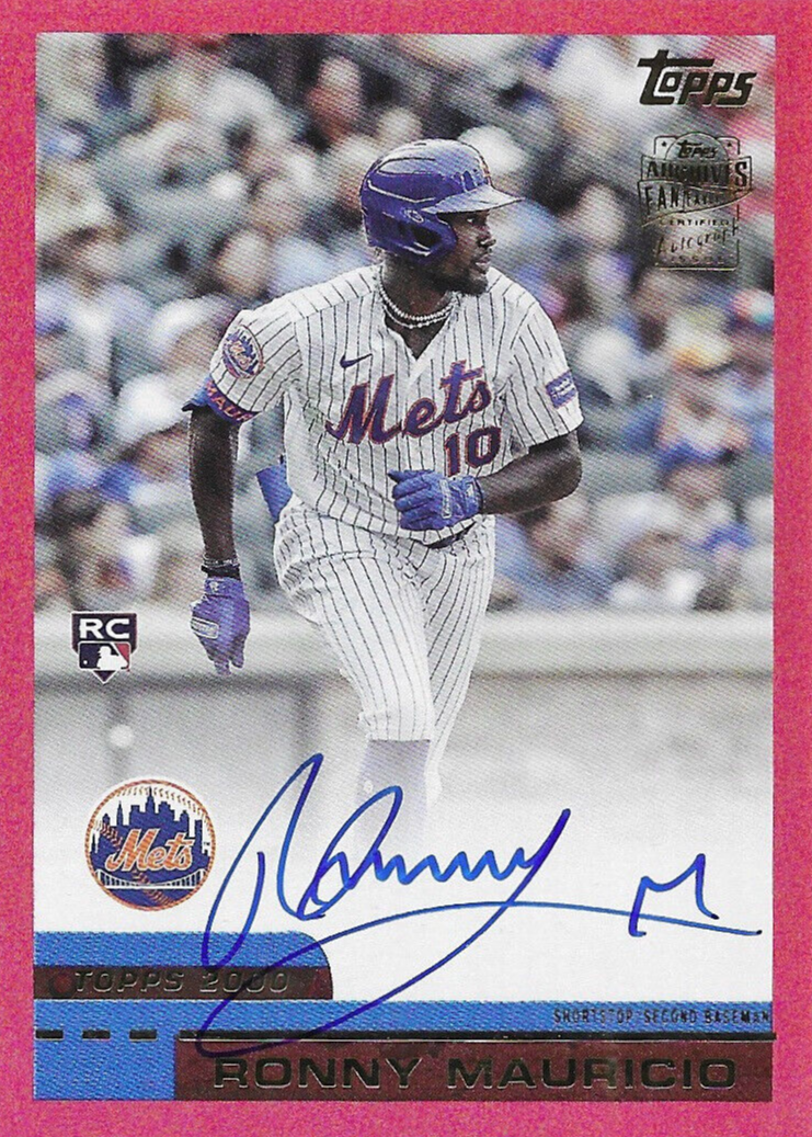 Ronny Mauricio 2024 Topps Archives #00FF-RM 2000 Fan Favorites ...