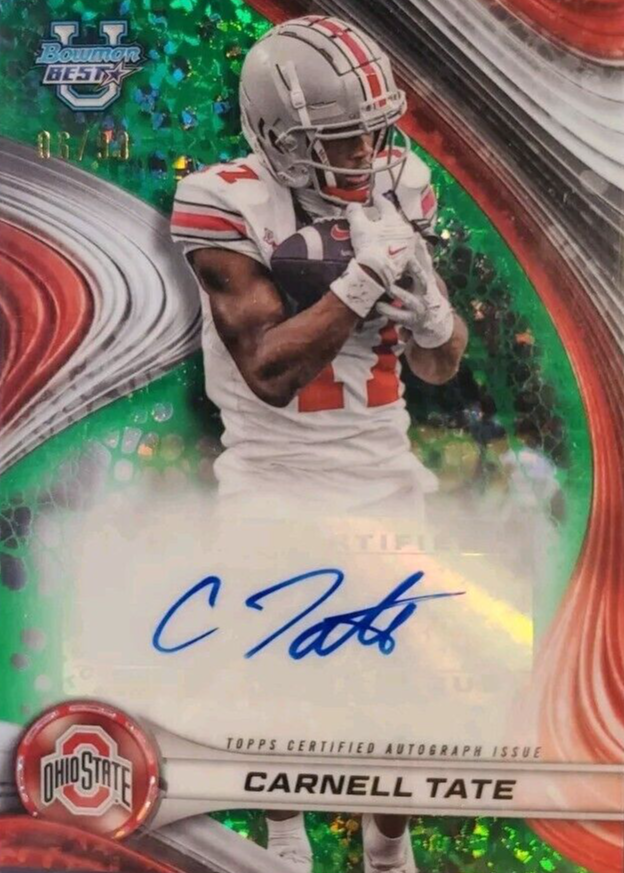 Carnell Tate 2024 Bowman Best University #BOA-CT Best of 2024 ...