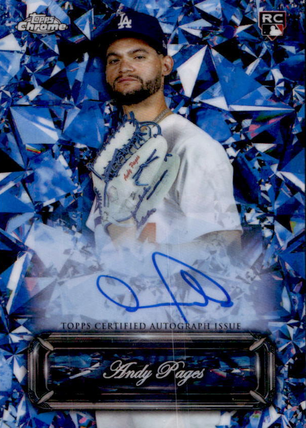 Andy Pages 2024 Topps Chrome Update Sapphire Edition #USSA-ANP Sapphire ...