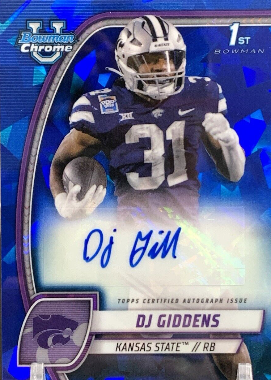 DJ Giddens Football Cards Price Guide - Sports Card Investor