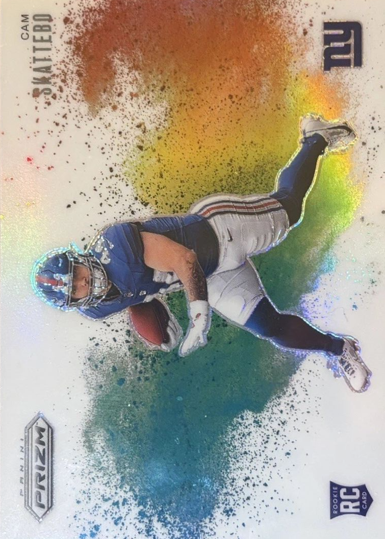 Cam Skattebo 2025 Prizm #23 Color Blast /(SSP) Price Guide - Sports ...