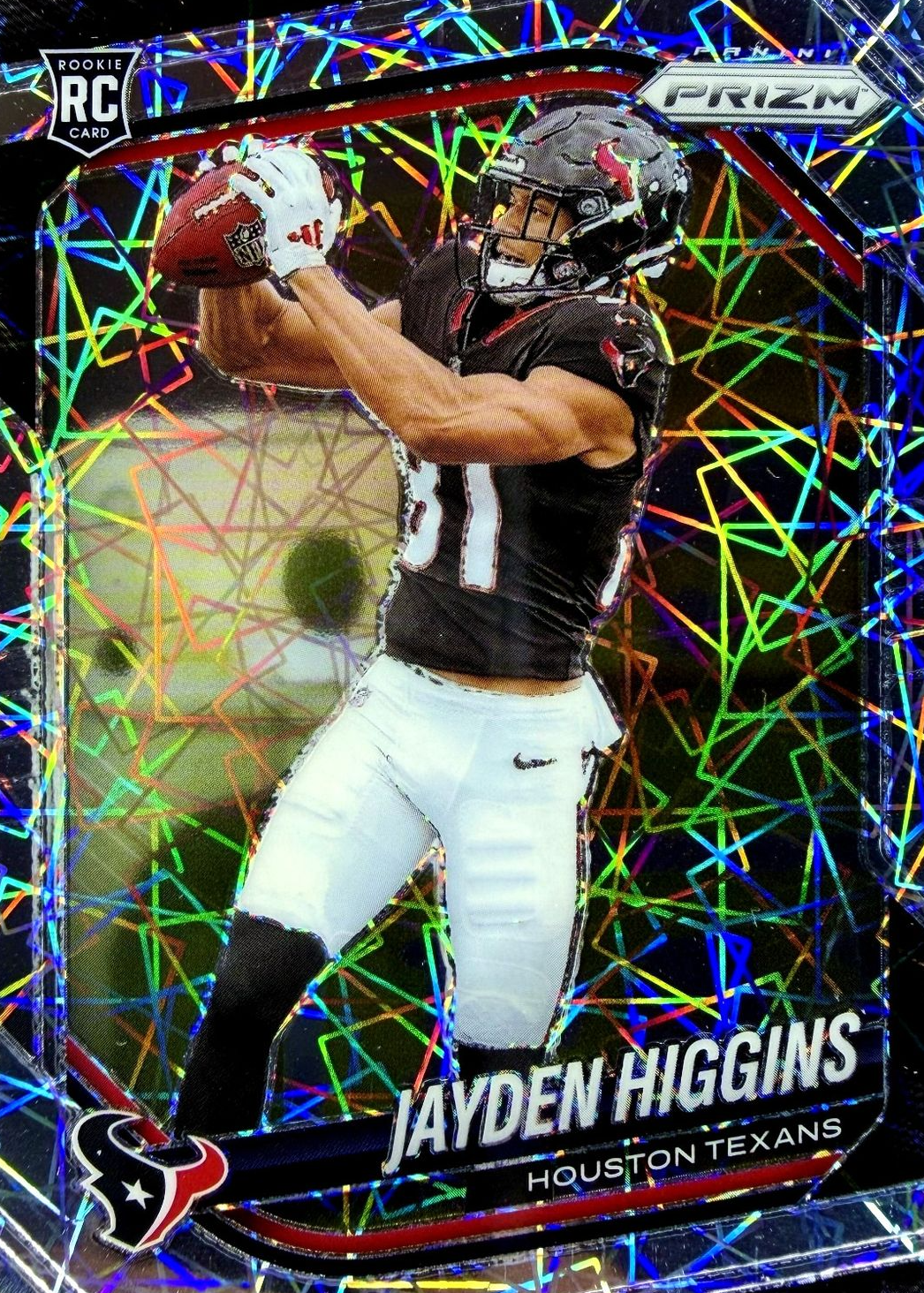 Jayden Higgins 2025 Prizm #376 Lazer Price Guide - Sports Card Investor