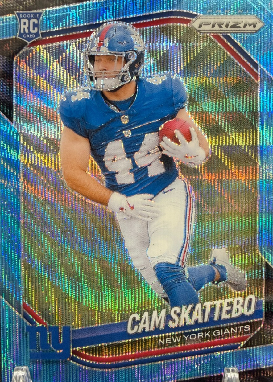 Cam Skattebo 2025 Prizm #363 Blue Wave /230 Price Guide - Sports Card ...