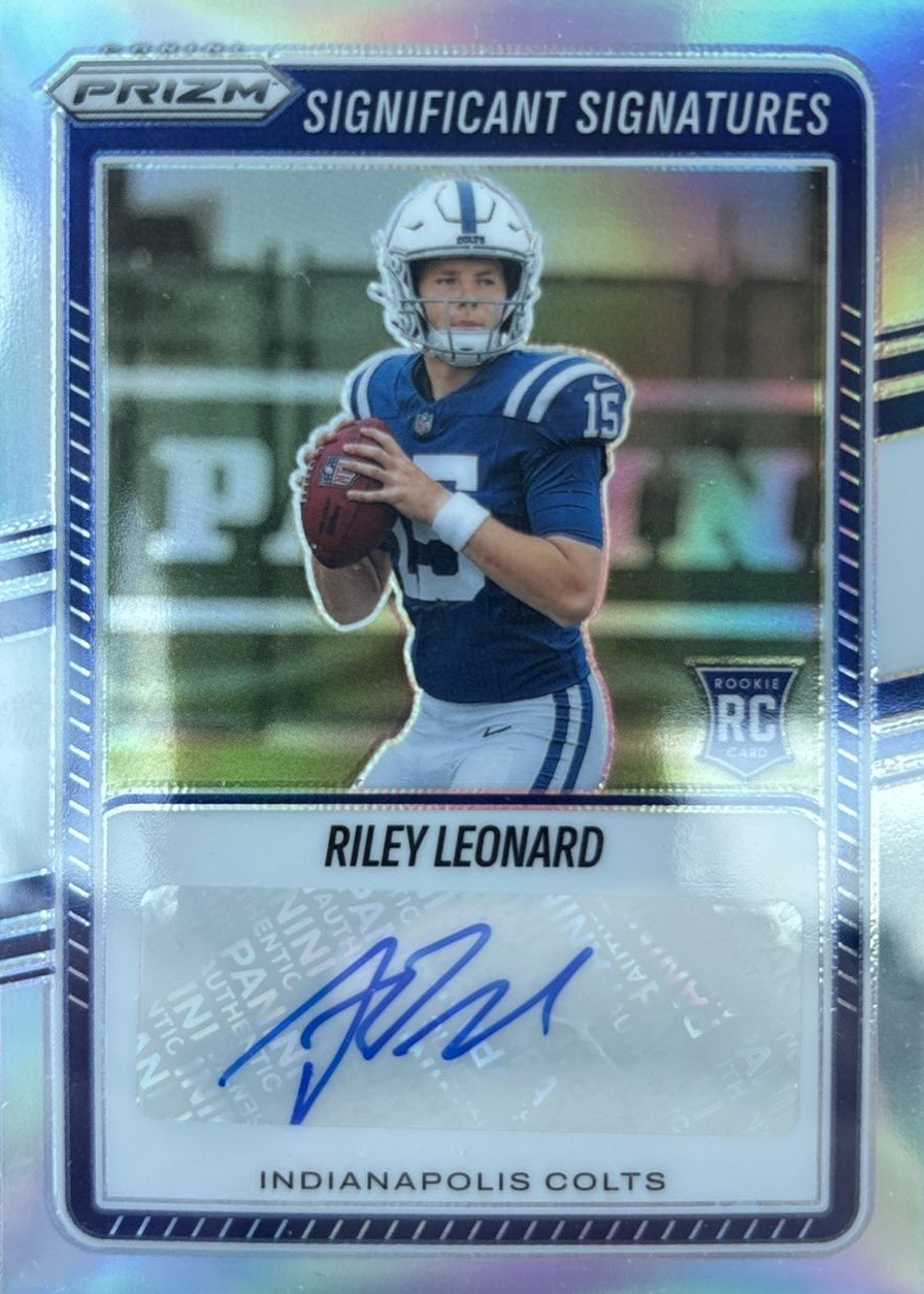 Riley Leonard 2025 Prizm #SSI-RLD Significant Signatures Price Guide ...