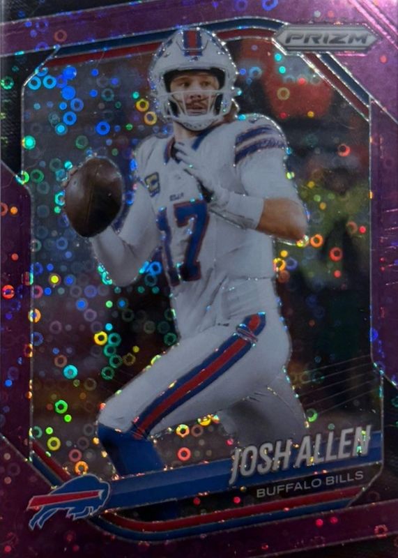 Josh Allen 2025 Prizm #167 No Huddle Purple /75 Price Guide - Sports ...